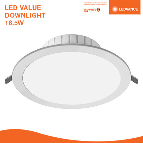 LEDVANCE LED Value Downlight 16.5W (Round) - Metal-lite PH